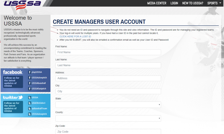 USSSA - United States Specialty Sports Association